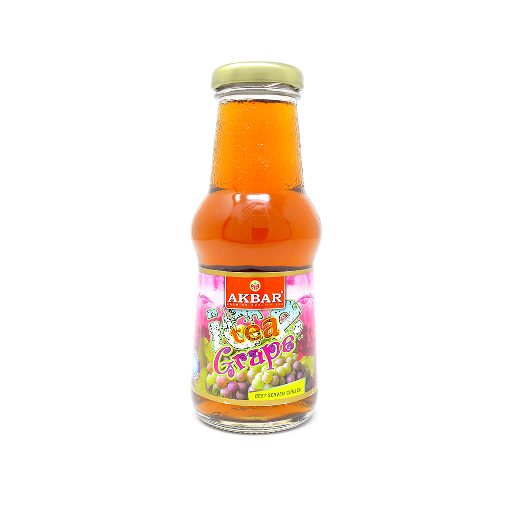 Akbar Ice Tea Bottle Grape 240ml | Mu Express